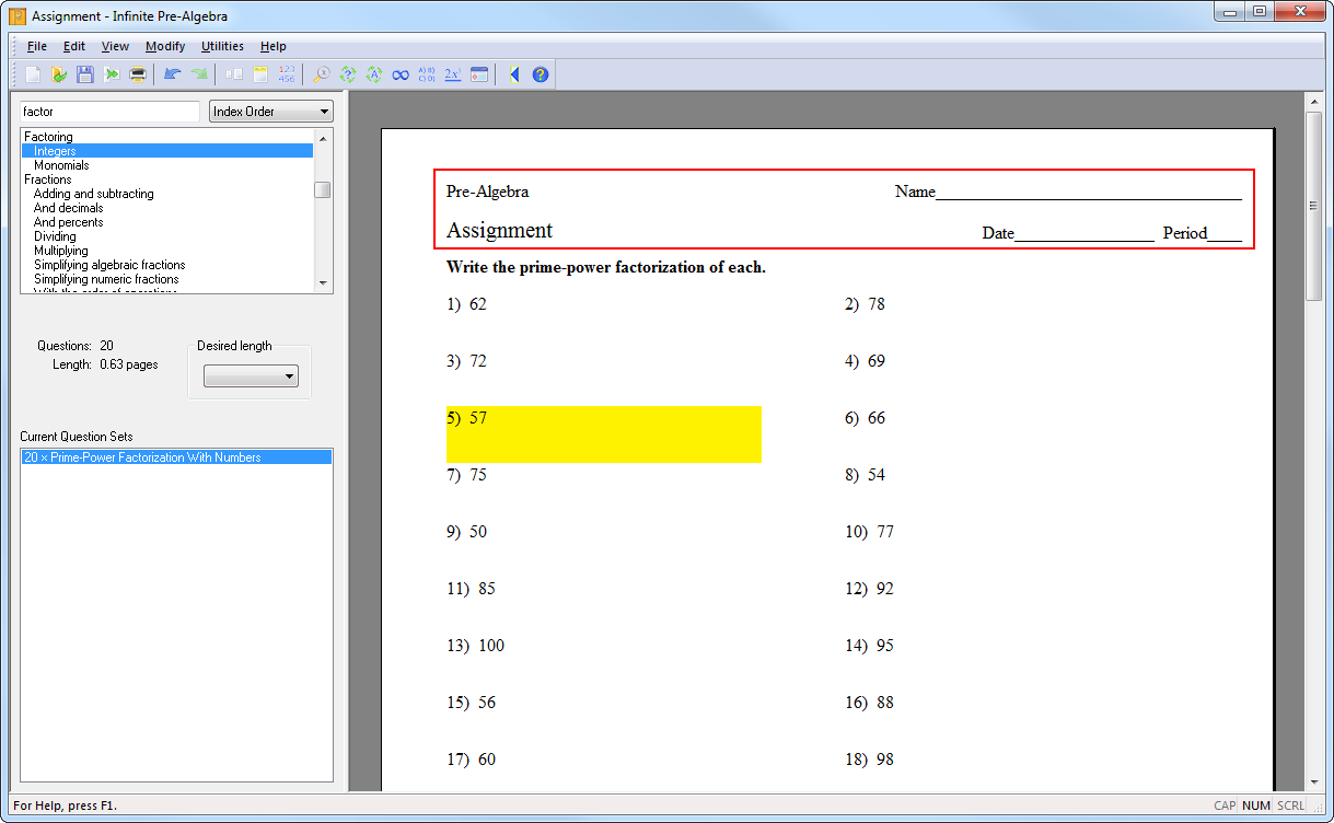 Creating An Assignment With Kuta Software Creating An Assignment With Kuta Software